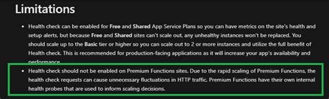 Are Health Checks For Azure Premium Functions Still Not Recommended Issue Azure Azure