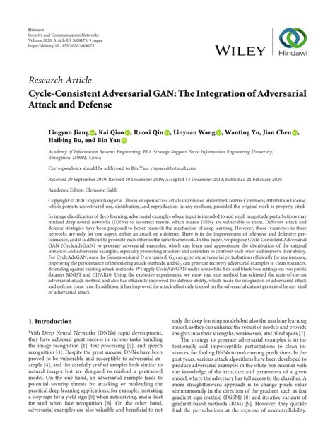pdf cycle consistent adversarial gan the integration of adversarial