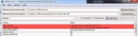 MareArts Computer Vision Study Install TBB CUDA With OpenCV How