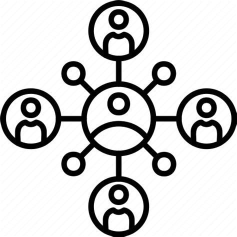 Network Chart Connection Diagram Plan Scheme Structure Icon Download On Iconfinder