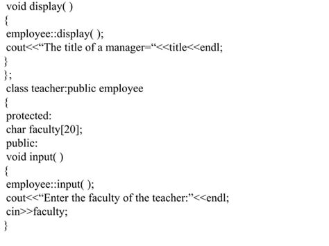 Chapter 6 And Inheritance Oop C Tu Ioe Ppt