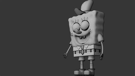 Spongebob 3d Model Turbosquid 2339571