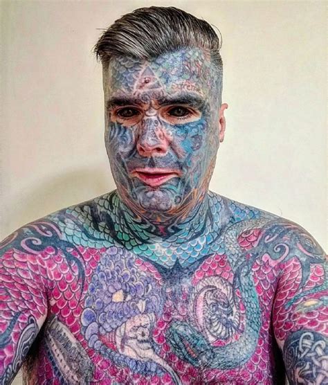 ‘britains Most Tattooed Man Claims He Is Unable To Watch P Rn As New