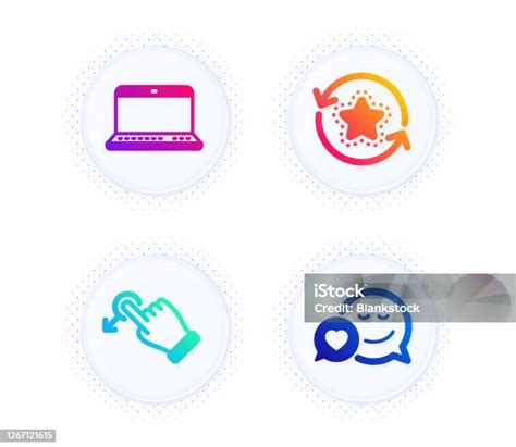 노트북 드래그 드롭 및 로열티 포인트 아이콘 집합입니다 데이트 기호 노트북 컴퓨터 이동 보너스 보상 벡터 기포에 대한 스톡 벡터 아트 및 기타 이미지 Istock