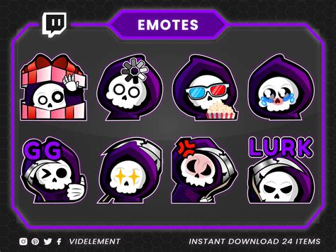 Twitch Emotes Twitch Sub Emotes Discord Emote Text Emotes Etsy Australia