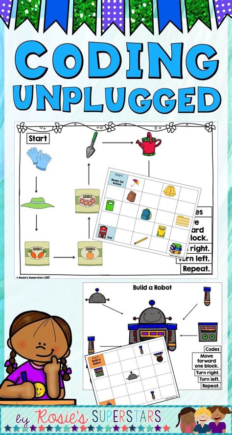 Coding Unplugged Great For The Hour Of Code™ Unplugged Coding