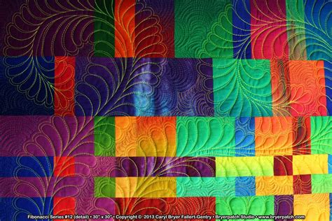 Fibonacci Series 12 © 2013 Art Quilt By Caryl Bryer Fallert Gentry
