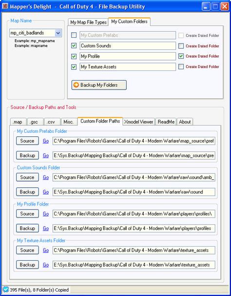 call of duty 4 mapper backup tool cod modding and mapping wiki