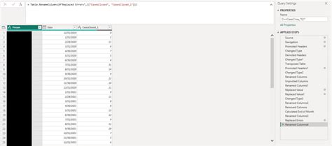 Trying To Append Two Sets Of Data Getting Null Values Rpowerbi