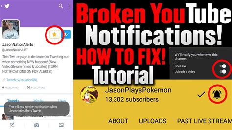 Youtube Notifications Not Working How To Fixtutorial 2016 Streamvideo Notifications Youtube