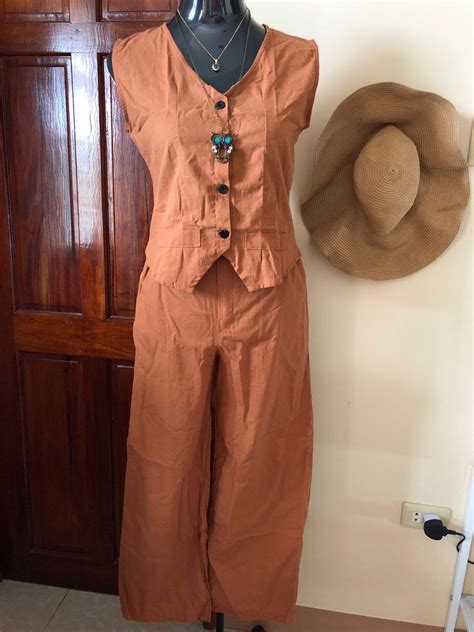 Rust Coordinates Women S Fashion Dresses Sets Sets Or Coordinates On Carousell