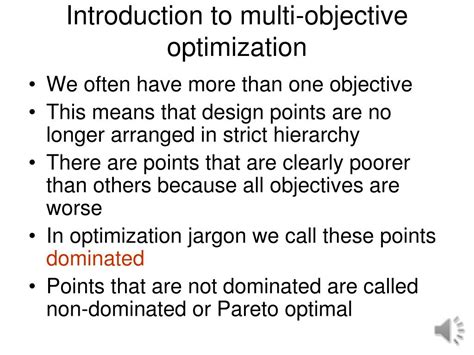 Ppt Introduction To Multi Objective Optimization Powerpoint Presentation Id 2465376