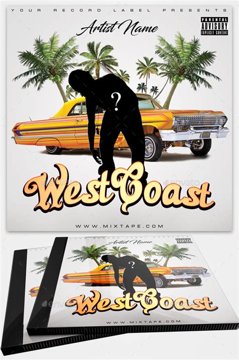 Album Cover Art Hip Hop Mixtapes Westcoast Print Templates Graphicriver