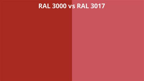 Ral 3000 Vs 3017 Ral Colour Chart Uk