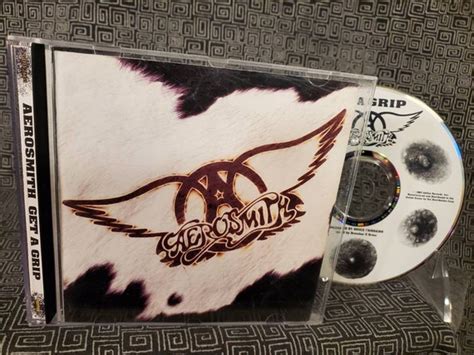 Aerosmith Get A Grip Cd Livin On The Edge Eat The Rich Etsy