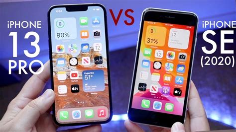 iPhone 13 Pro Vs iPhone SE (2020)! (Comparison) (Review) - YouTube