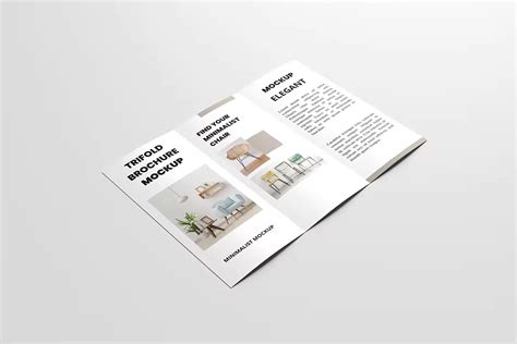 موکاپ بروشور سه لتی 🔥کد فایل 121681