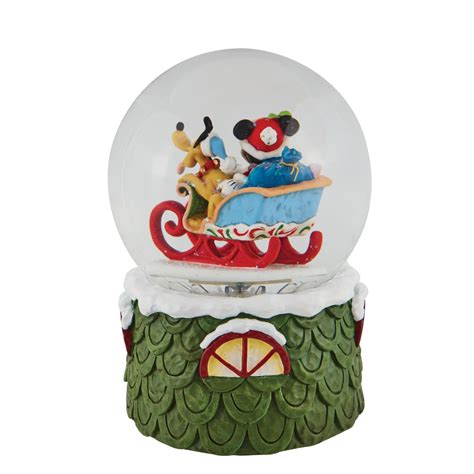 Jim Shore Mickey And Pluto Christmas Snow Globe Horgans Of Blarney