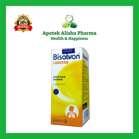 Jual Bisolvon Solution Drops 50ml Larutan Uap Nebulizer Pengencer