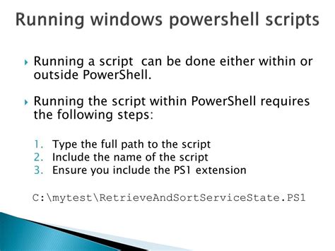 Ppt Windows Powershell Powerpoint Presentation Free Download Id