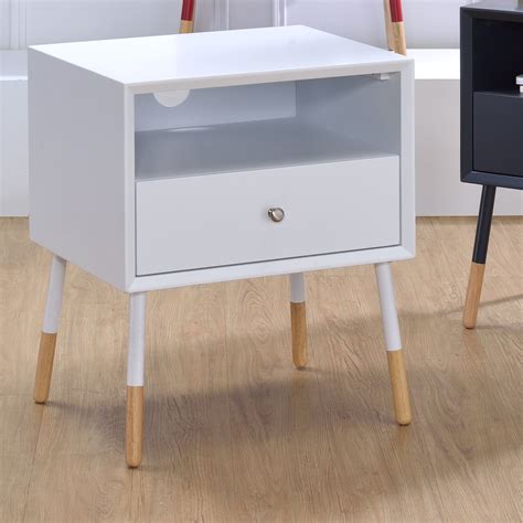 Ivy Bronx Bowersville Transitional 24h 1 Drawer Rectangular End Table With Storage And Reviews