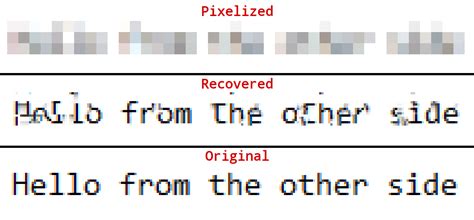 spipm depixelization poc 简介 depix 是一个用于从经过马赛克过的截图中还原明文的工具 github 中文社区