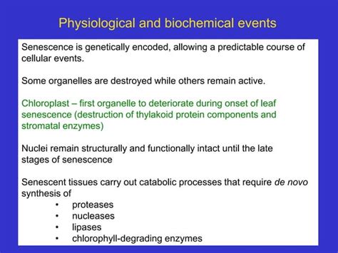 Ageing And Senescence Ppt