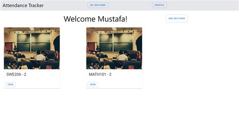 GitHub MustafaAlsadah Attendance System