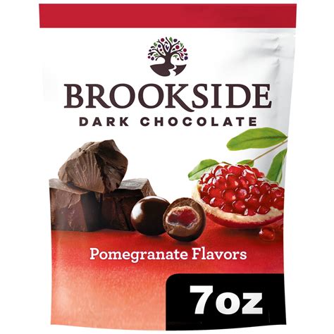 Brookside Dark Chocolate And Pomegranate Flavored Snacking Chocolate Bag 7 Oz Walmart