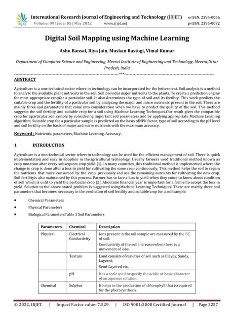 Digital Soil Mapping Using Machine Learning PDF