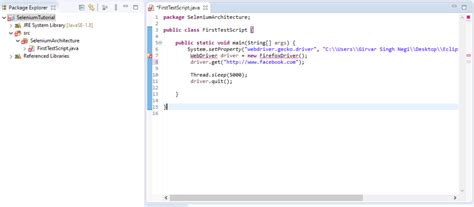 first test case firefox geckodriver with selenium code2test testing site