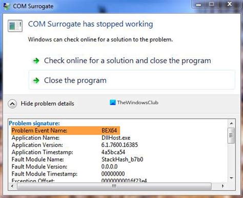 Fix Problem Event Name Bex64 In Windows 11