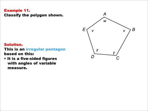 Math Example Polygons Polygon Classification Example 11 Media4math