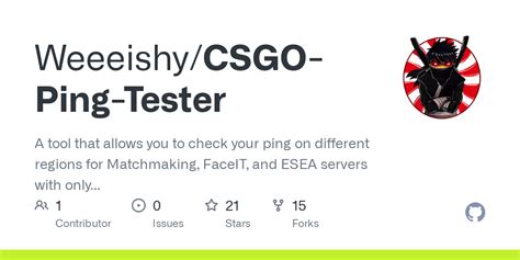 Csgo Ping Testerfaceit Ping Testerbat At Master · Weeeishycsgo Ping Tester · Github
