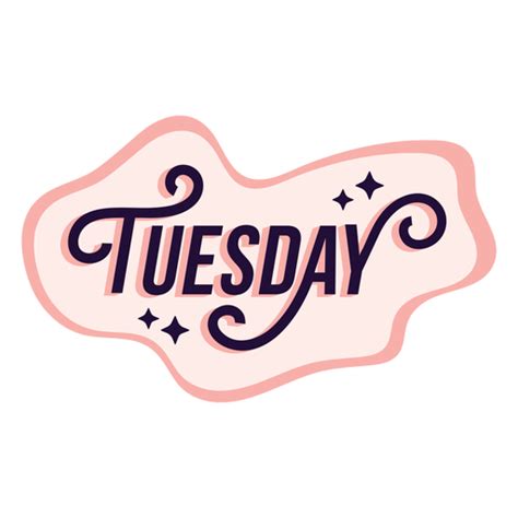 Tuesday Badge Sticker Png And Svg Design For T Shirts