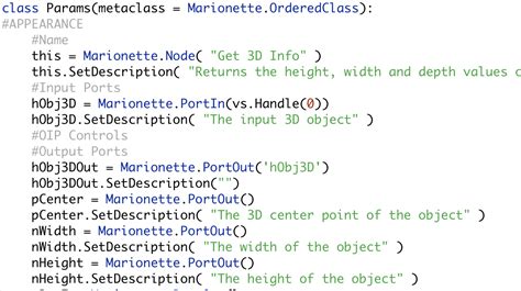 How To Build Confusion When Scripting Marionette Vectorworks