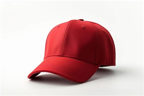 Premium Photo Red Cap Isolated