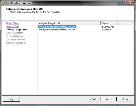 Creatingadding A Raw Device Mapping Rdm To A Virtual Machine World