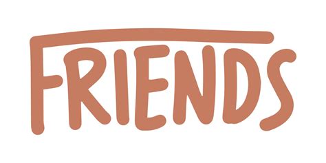 Minimalist Friends Text Effect Design Element 21769399 Vector Art At