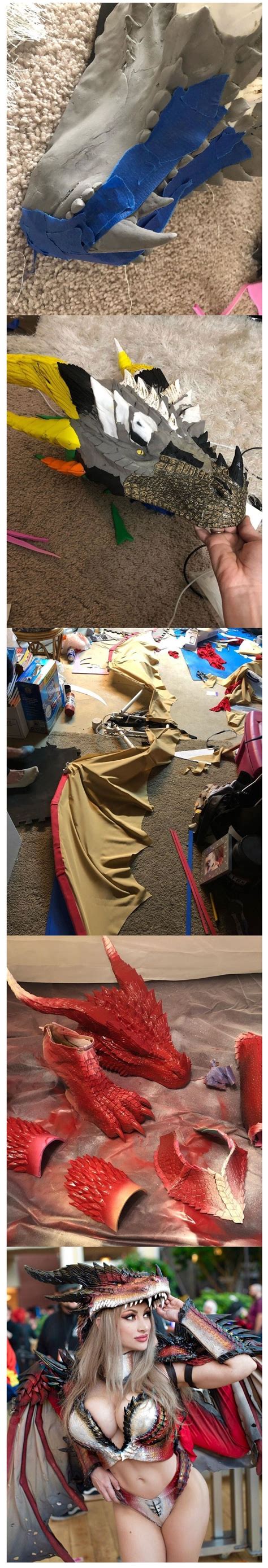 김짤닷컴 용으로 변신하는 서양녀