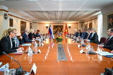 Hristijan Mickoski Во рамки на официјалната посета на Македонија денес се одржа средба со