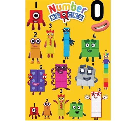 Jual Sticker Number Blocks 1 Pc Shopee Indonesia