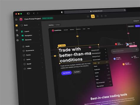 No Code Constructor Design Concept Animation Rwebdesign