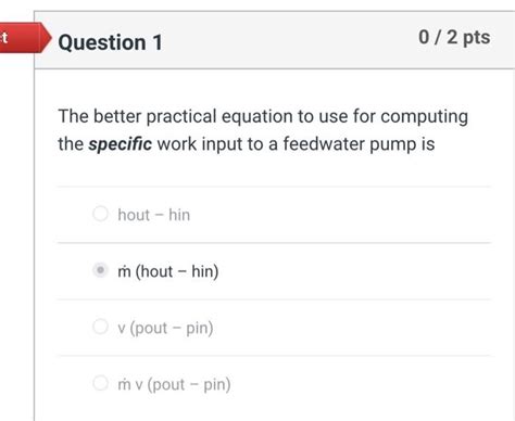 Solved The Better Practical Equation To Use For Computing