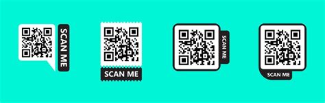 scan me qr code template qr code frame vector set for mobile apps payment apps and more