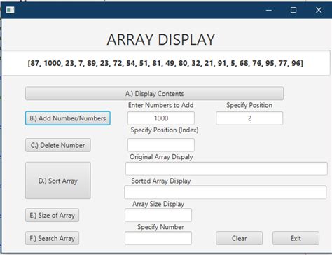 GitHub Mcaffarelli Array Display GUI