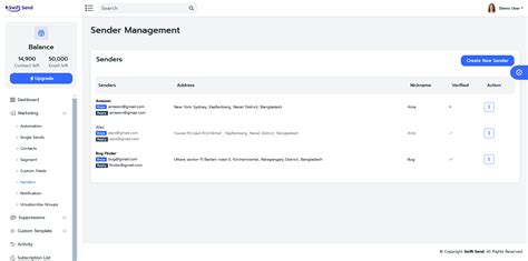 Swift Send Email Marketing And Campaign Management Saas Based By Bug Finder