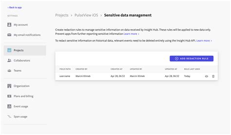Bugsnag Docs › Product › Sensitive Data Management
