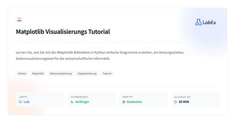 python matplotlib diagramm tutorial datenvisualisierung labex