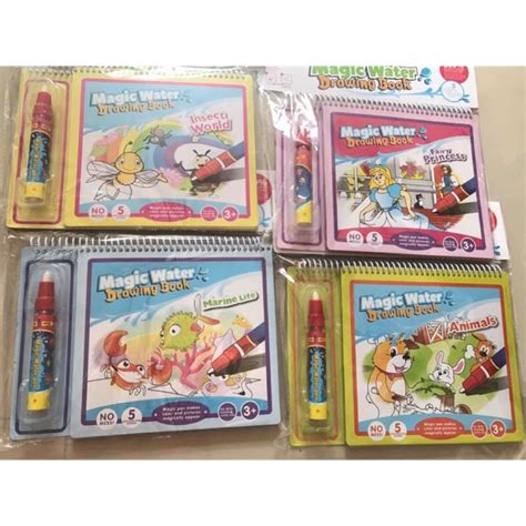 สมุดระบายสีล่องหนมี 4 แบบ Shopee Thailand